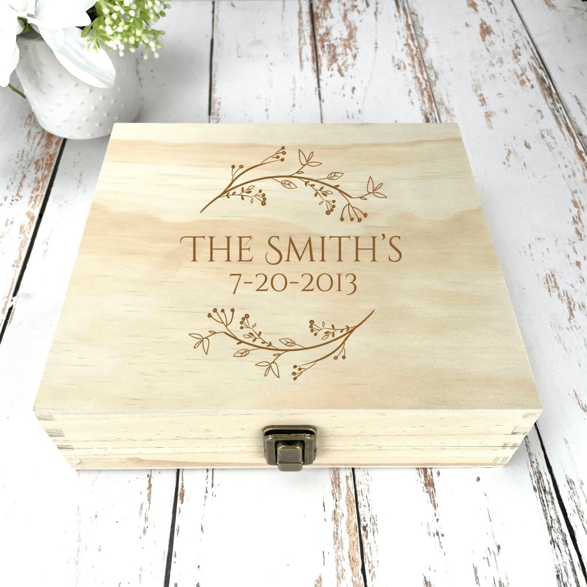 Anniversary Treasures Keepsake Box - Groovy Groomsmen Gifts