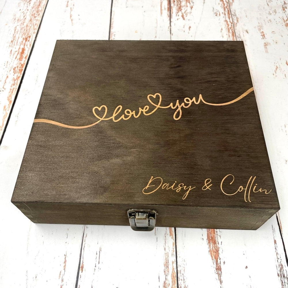 Anniversary Treasures Keepsake Box - Groovy Groomsmen Gifts