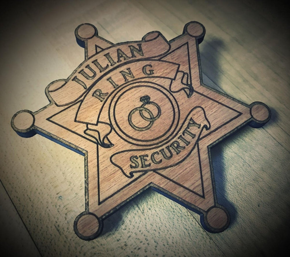 Ring Security Badge - Groovy Groomsmen Gifts