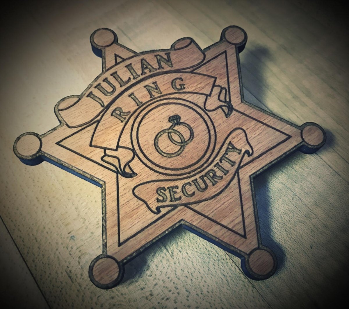 Ring Security Badge - Groovy Groomsmen Gifts