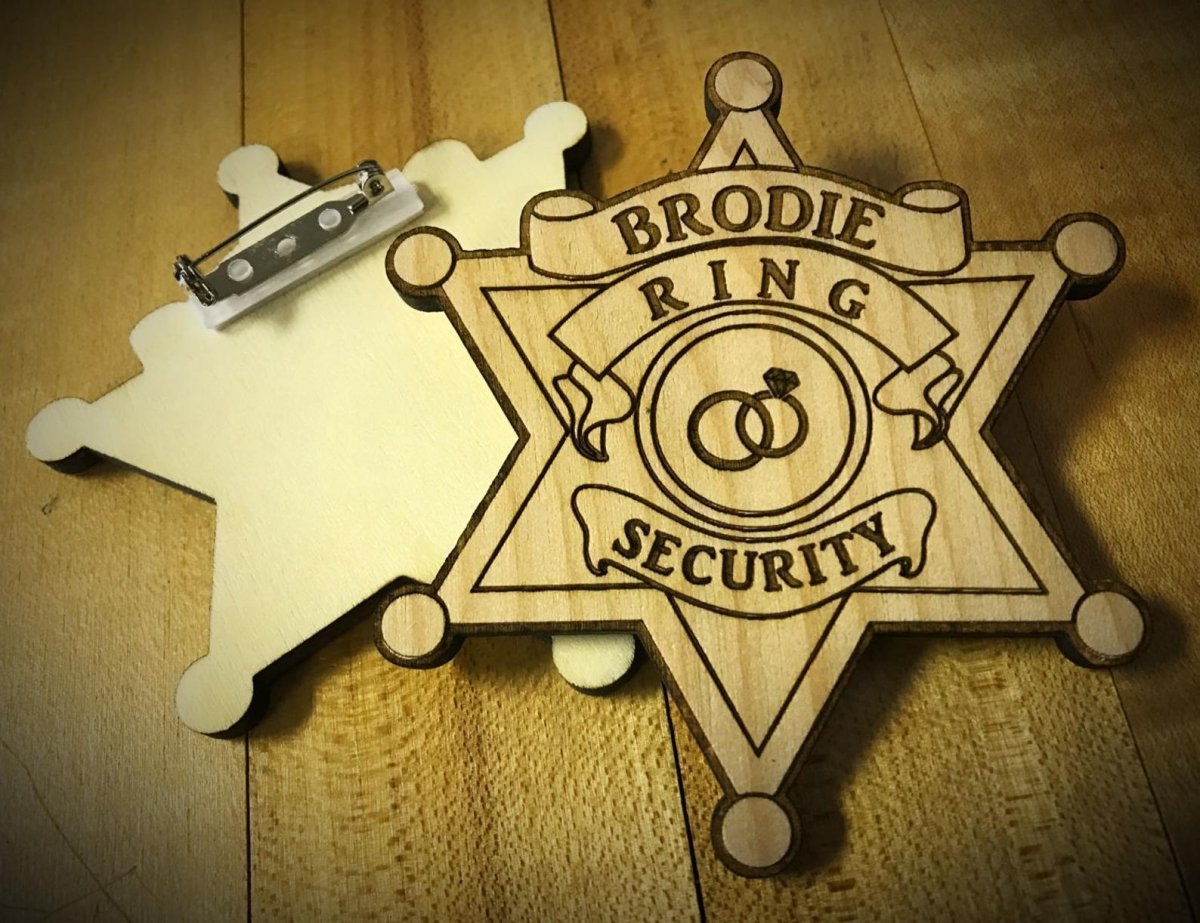 Ring Security Badge - Groovy Groomsmen Gifts