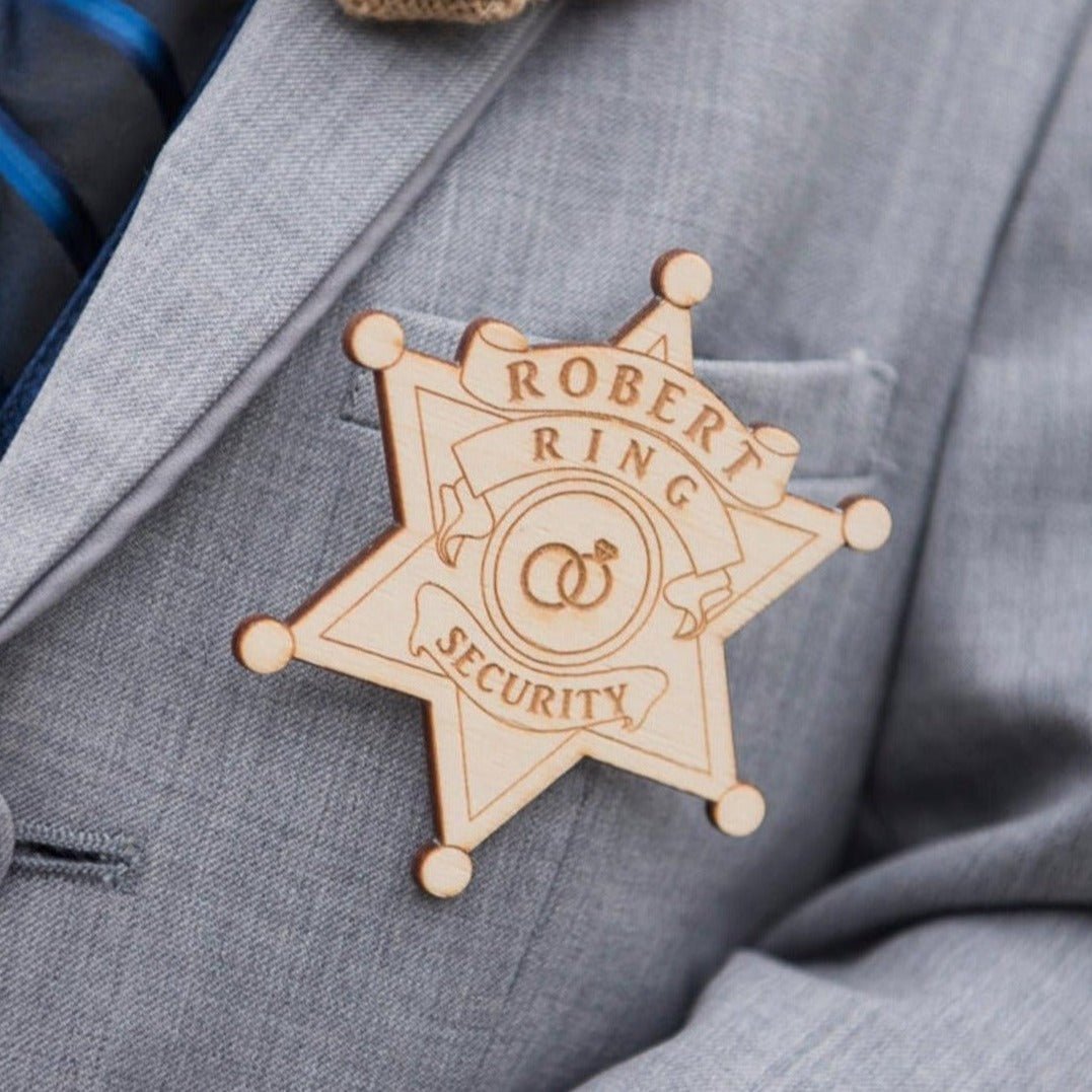 Ring Security Badge - Groovy Groomsmen Gifts