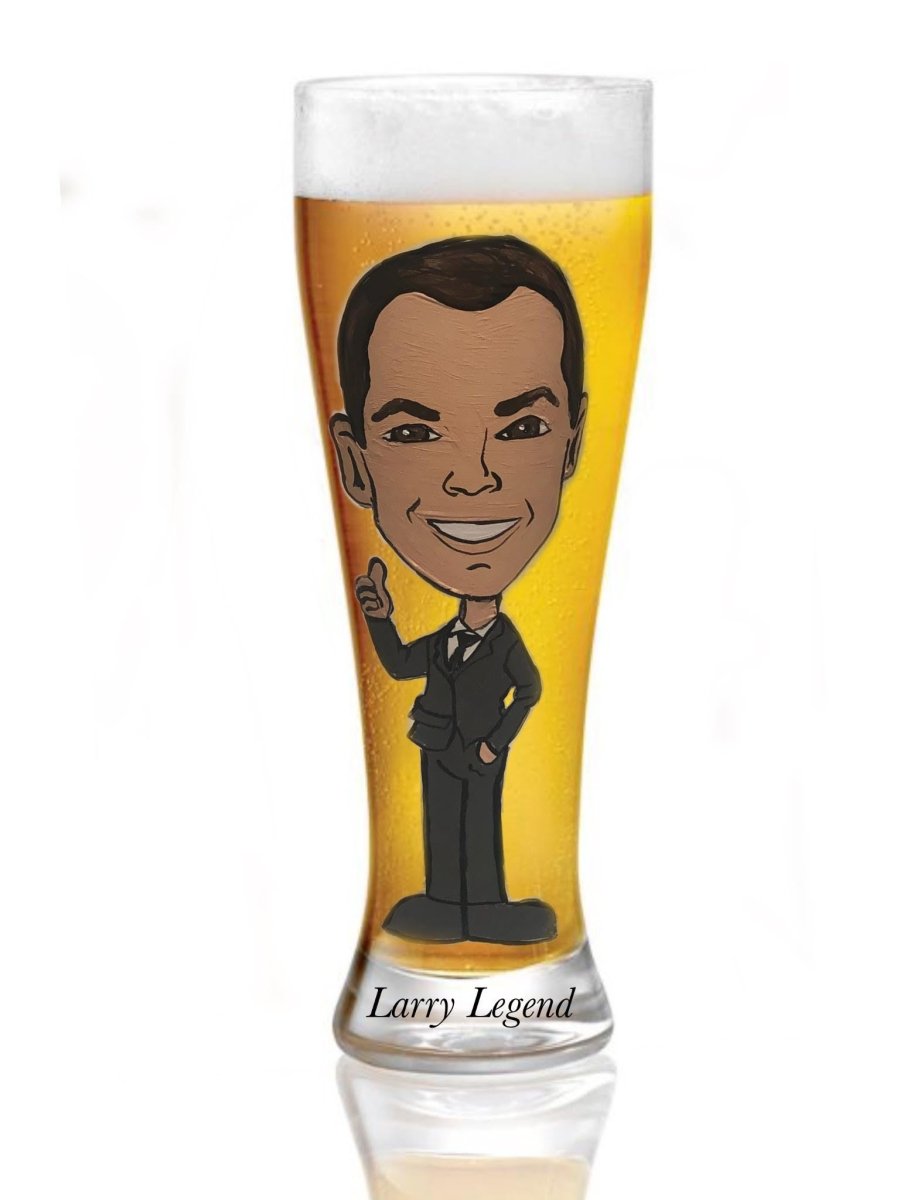 Funny Groomsmen Gift - Caricature on Beer Mug - Groovy Groomsmen Gifts