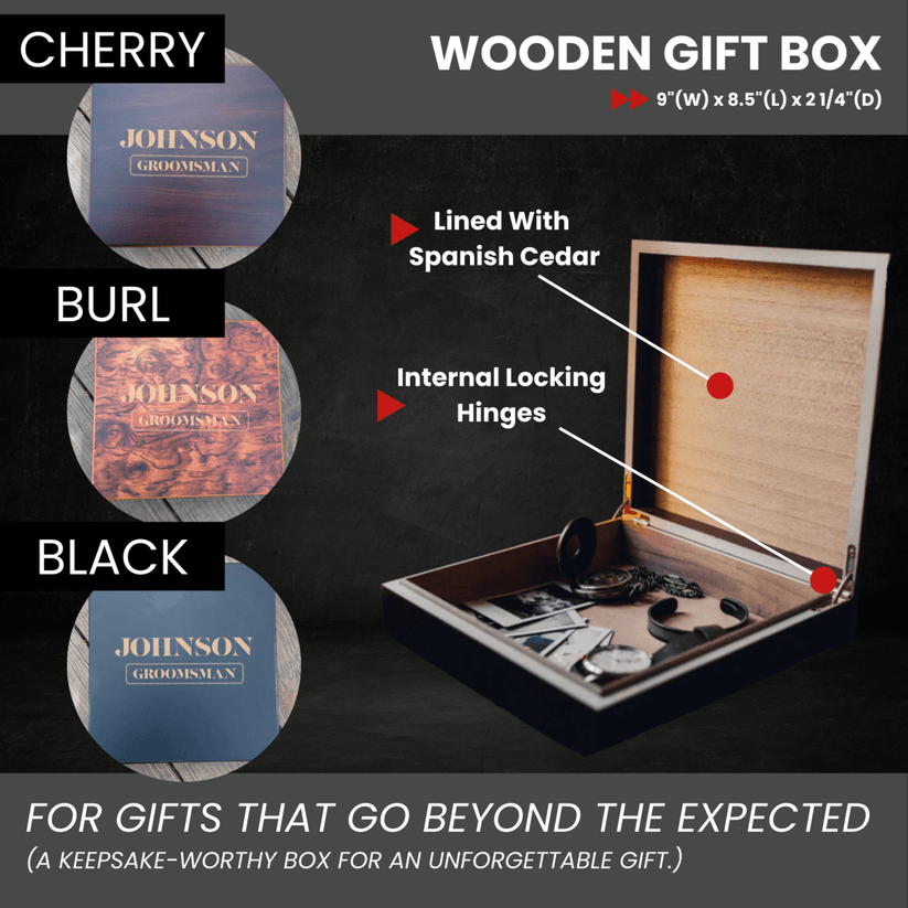 Build Your Own Groomsmen Box Set - Groovy Groomsmen Gifts