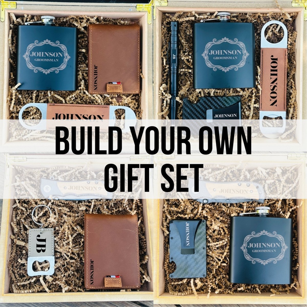 Build Your Own Groomsmen Box Set - Groovy Groomsmen Gifts