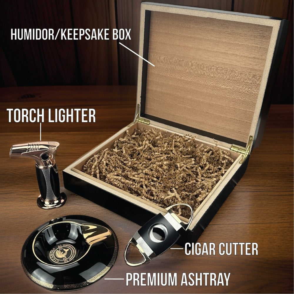 Classic Groomsman Cigar Gift Set - Personalized Groomsman Proposal ...