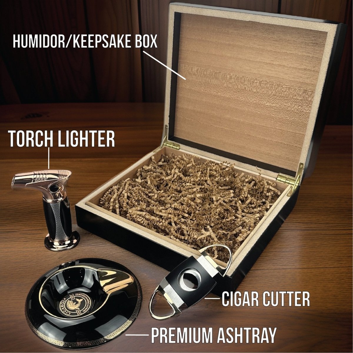 Classic Groomsman Cigar Gift Set - Personalized Groomsman Proposal ...