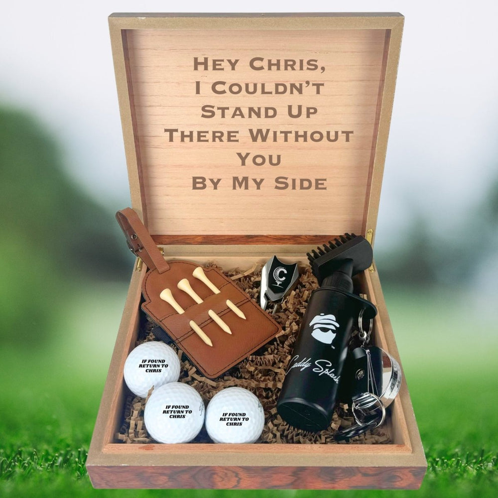 Wedding Party Groomsmen Golf Gift Box – Personalized Gear - Groovy ...