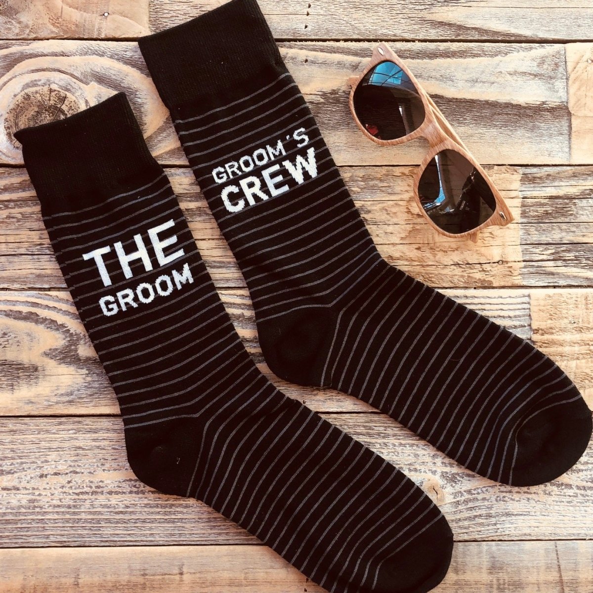 Fun Groomsmen Socks - Groovy Groomsmen Gifts