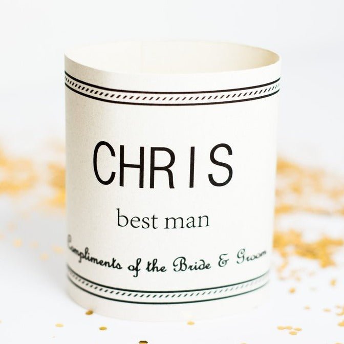 Personalized Label for Your Groomsmen Gifts - Buy Now - Groovy ...