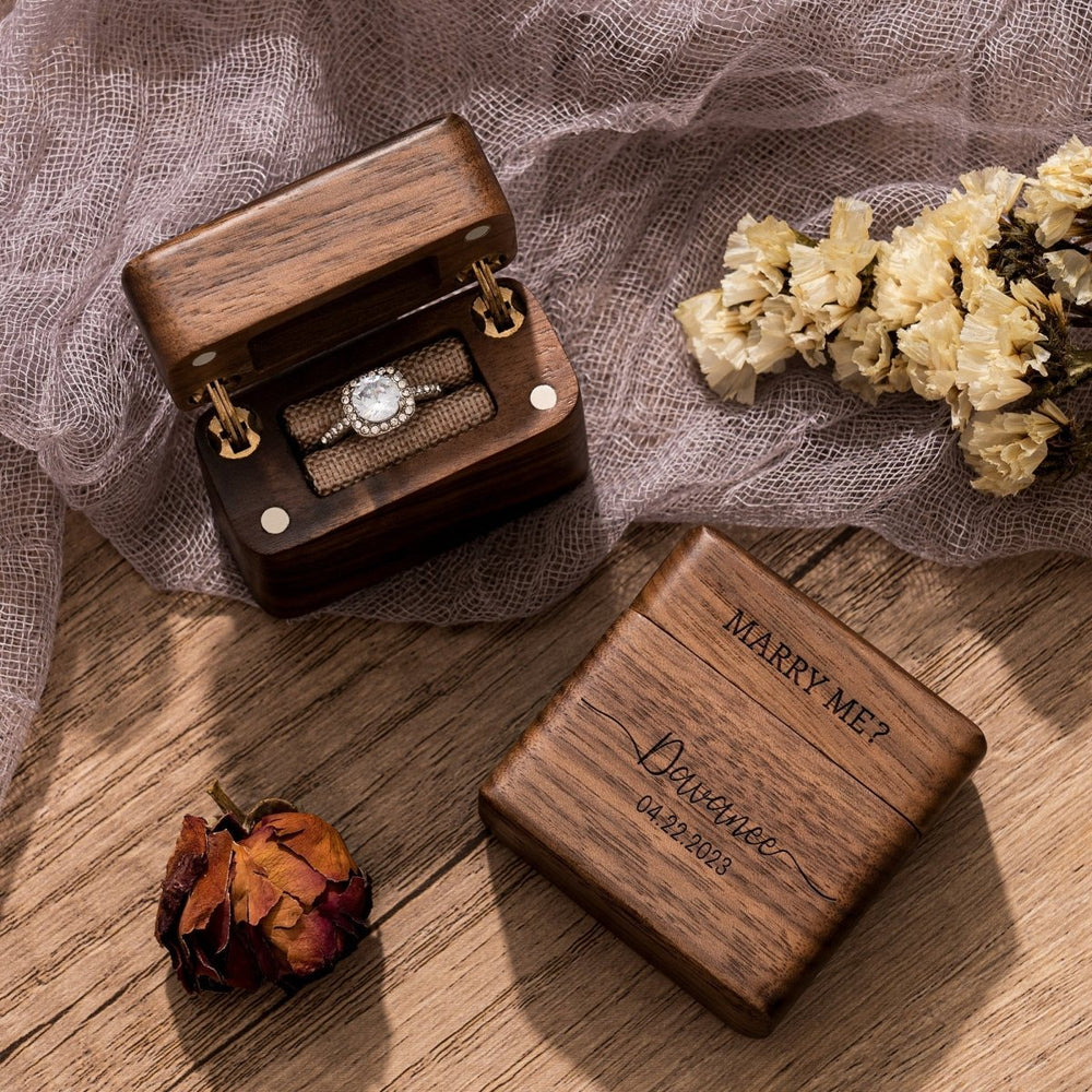 Engagement Ring Box - Groovy Groomsmen Gifts