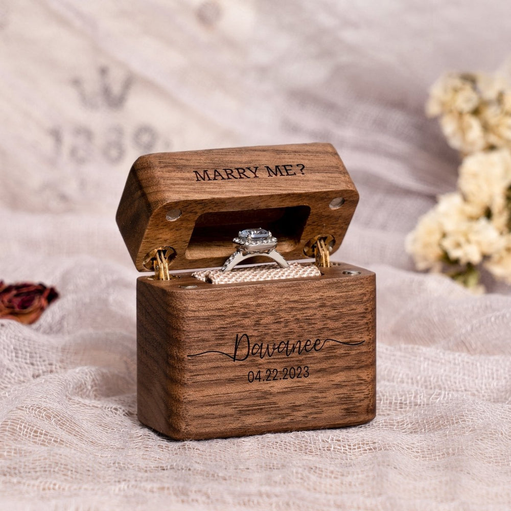 Engagement Ring Box - Groovy Groomsmen Gifts